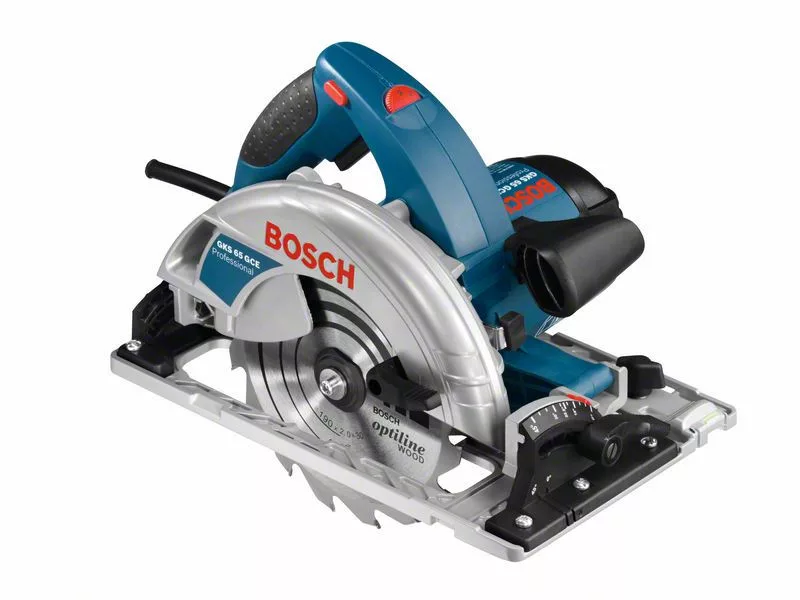 Ferăstrău circular BOSCH GKS 65 GCE pornire soft, în L-Boxx