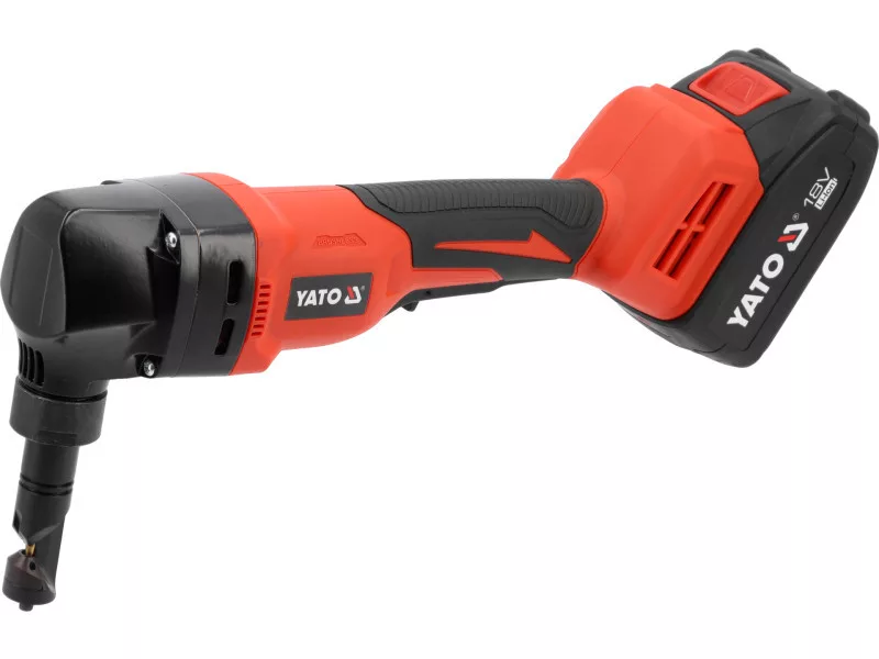 YATO Perforator de tabla cu acumulator 18 V (1 x 4,0 Ah acum